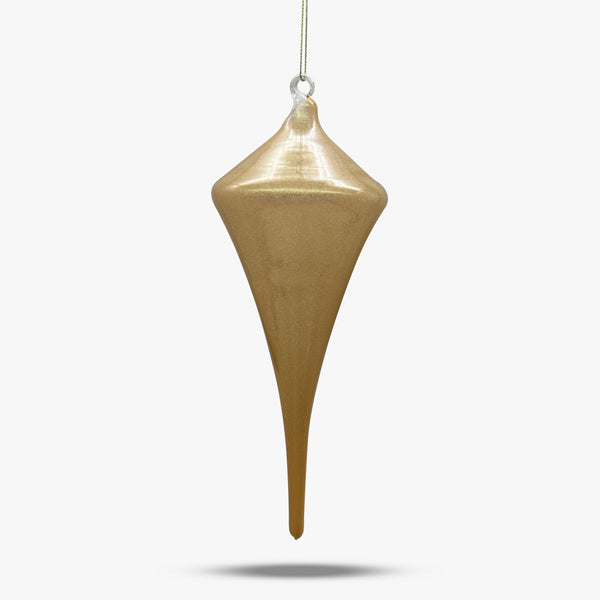 Iridescent Gold Finial Glass Ornament | Fancy Face Designs– FancyFace ...